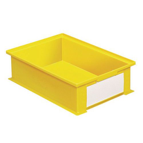 Caja apilable - Amarilla - Longitud de 200 a 630 mm - De 3,6 a 85 L ...