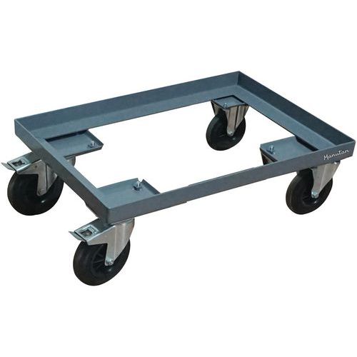 Plataforma rodante en acero 250 kg - Para recipientes norma Europa ...