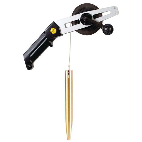 Medidor - Cinta y plomada con acabado en acero lacado - Manutan.es