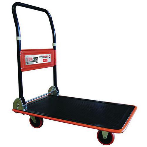 Carro con respaldo abatible - Capacidad 150 y 300 kg - Manutan.es