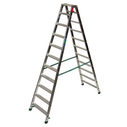 Escabel profesional de doble acceso - 5 a 12 peldaños - Manutan.es