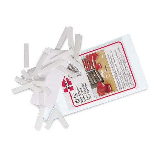 Etiquetas para cajoneras organizadoras Raaco - Manutan.es