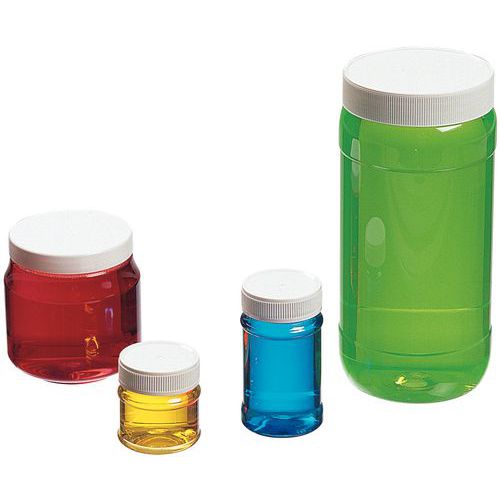 Bote plástico de gran abertura - Manutan.es