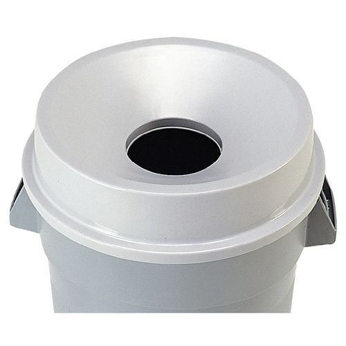 Tapa con embudo para contenedor redondo Brute - Manutan.es