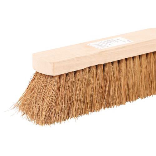 Escoba de madera - Fibras de coco - Manutan - Manutan.es