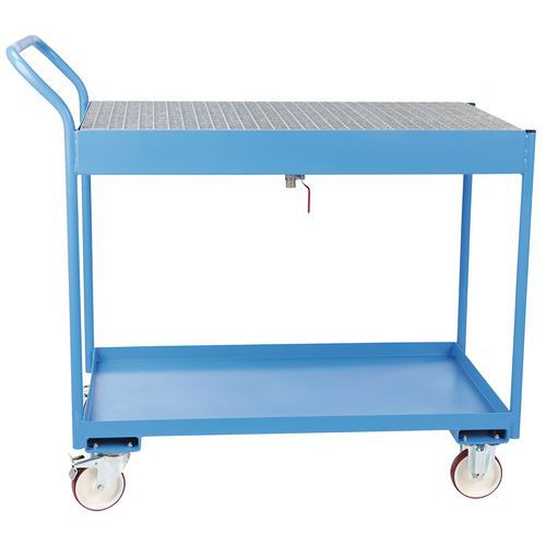 Mesa auxiliar con cubeta de recogida y rejilla - Sameto Technifil ...