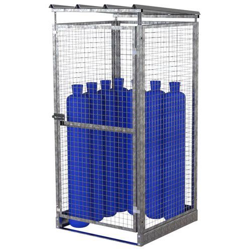 Abri pour stockage de bouteille de gaz posé au sol - Sameto Technifil ...