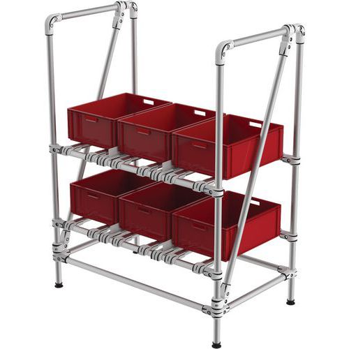 Mini-Rack de almacenamiento tubular - Trilogiq - Manutan.es