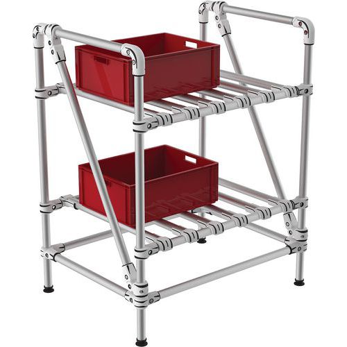 Mini-Rack de almacenamiento tubular - Trilogiq - Manutan.es