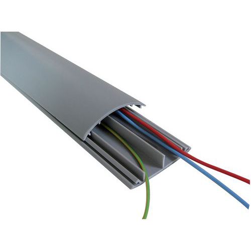 Canaleta pasacables rígida de PVC - Manutan Expert - Manutan.es